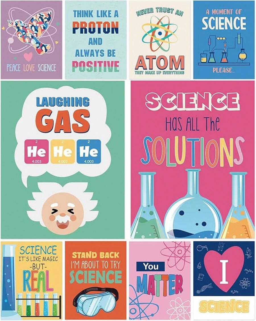 Fancy Land 10 Science Posters For Classroom Inspirational Fun ...