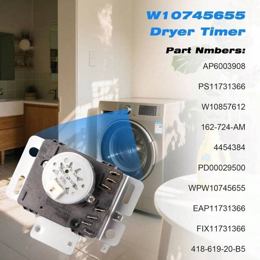 W10185981 WPW10185981 - Temporizador de secadora compatible con ...