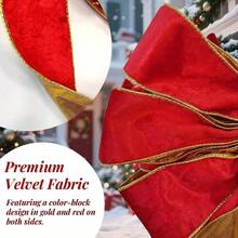 Large Bows Tree Decorations, Ribbon Bows Wreaths 14 Long By 12 Wide ...