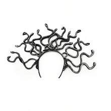 Luxuriöser goldener Medusa Schlangen Haarclip, Make-up, Maskenball ...