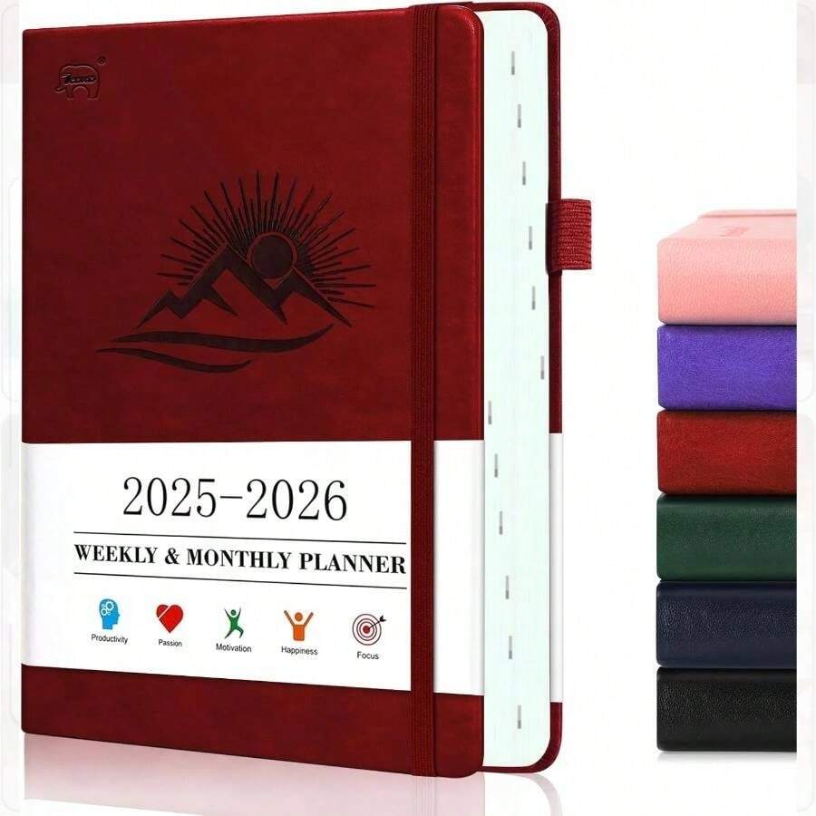 Agenda 2025 - 2026, Organizador Diario, Semanal y Mensual, Pestaas de ...