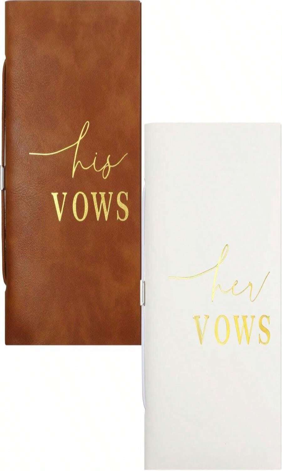 2 Pcs Wedding Vow Books His And Hers Vow Books Vow Notebook For Wedding ...