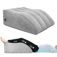 Portable Inflatable Wedge Leg Pillow - Foldable 45 Degree Wedge Leg ...