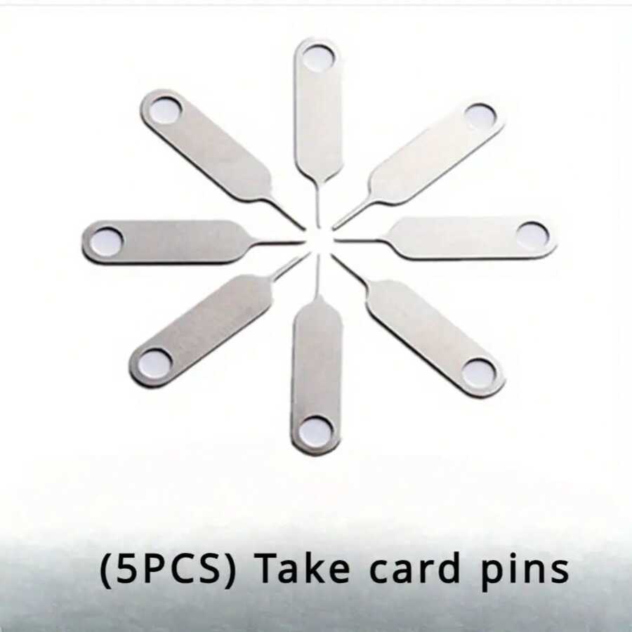 SGIAWETA-(5PCS) Universal Solid Card Ejector Pin Multi-Use Card Pin SIM ...