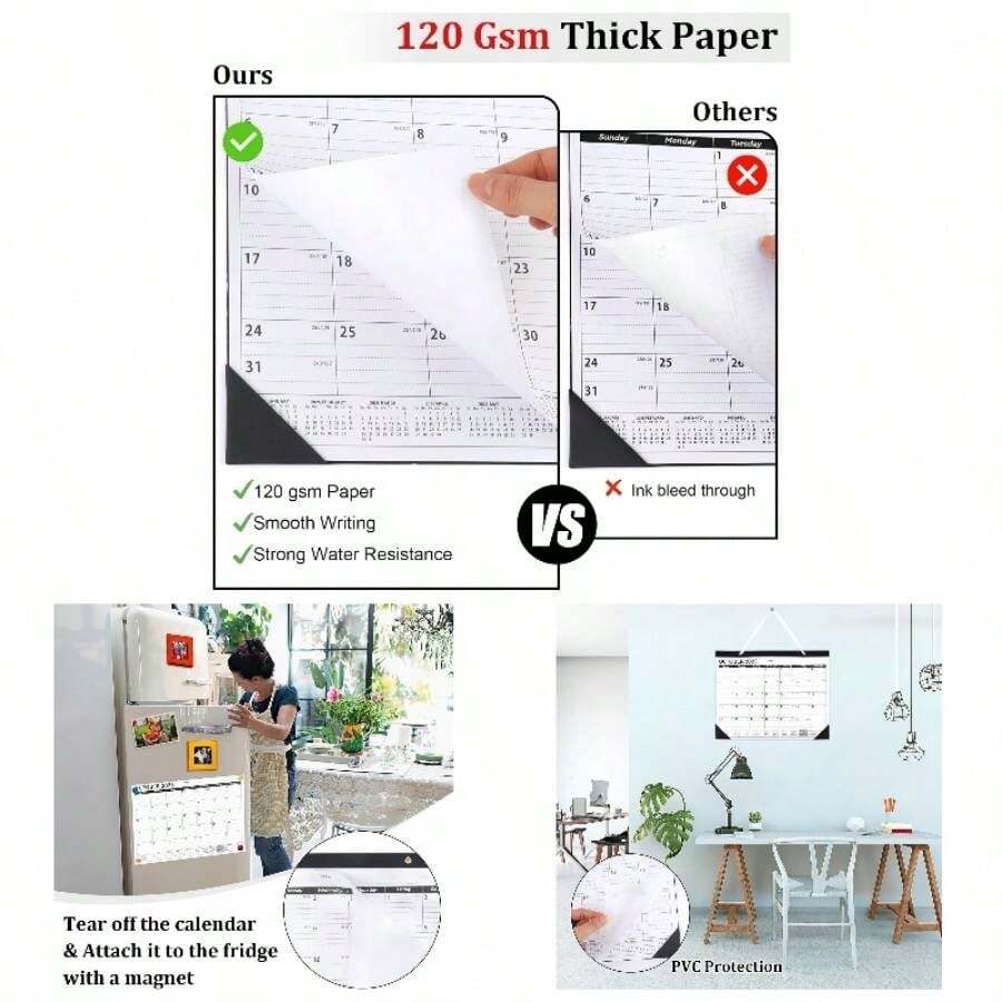 Desk Calendar 2025 - 2026, 14 X 11 Desktop Calendar 2025 - 2026, 18 ...
