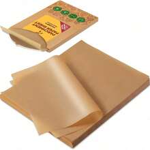 200-Pack Heavy Duty Unbleached Parchment Paper Sheets (9x13 Inch) - For ...