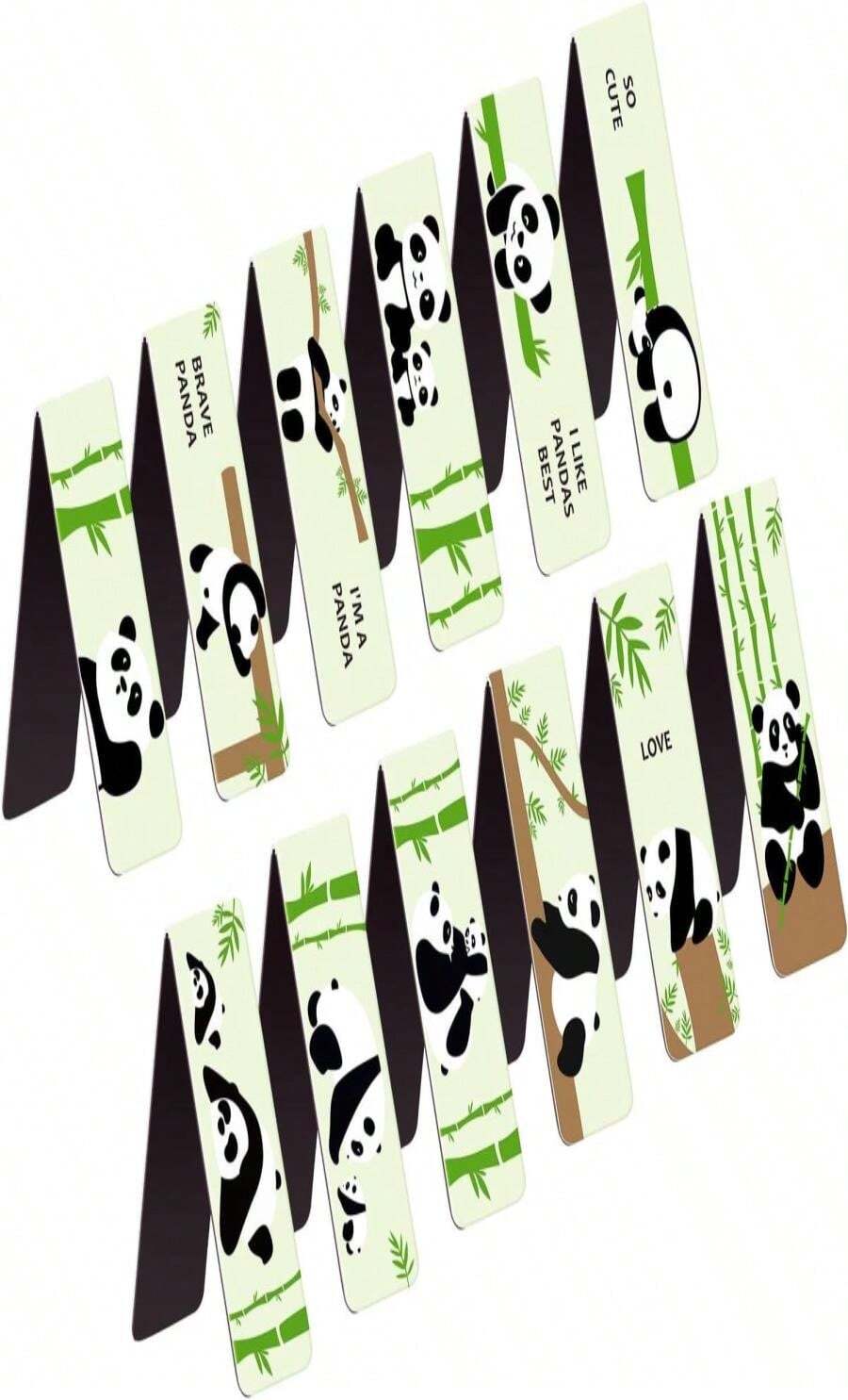 UpUDo 12 Pack Magnetic Bookmark, Book Marker Clip For Teachers ...