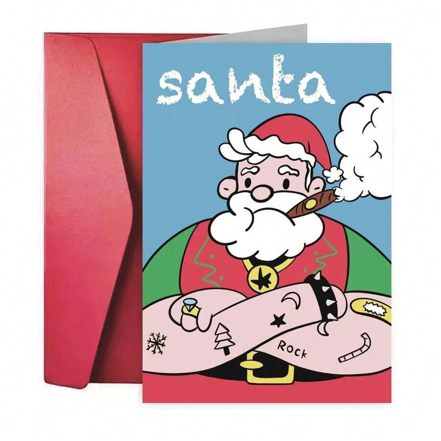 1PC Funny Santa Cards - Rude Christmas Gifts For Sons, Husbands And ...