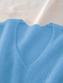 Women's Casual Off-Shoulder Sweater, Medium Elasticity, Suitable For ...