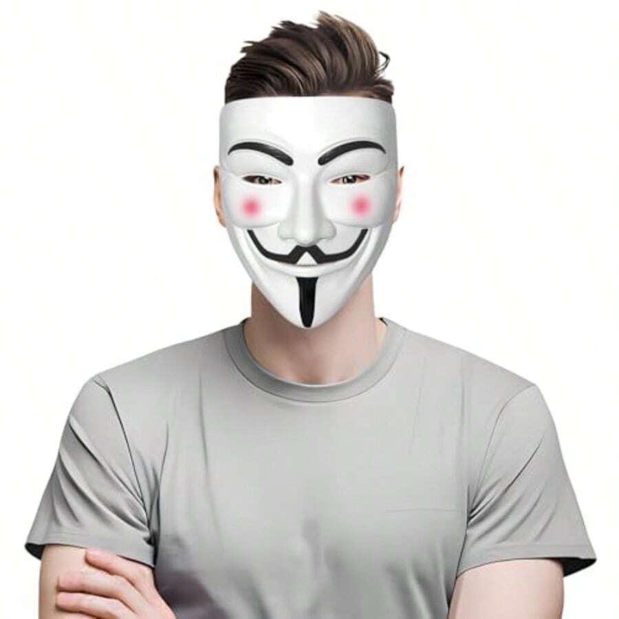 Hacker Mask Guy Fawkes Masks For Halloween Party Cosplay Costume ...