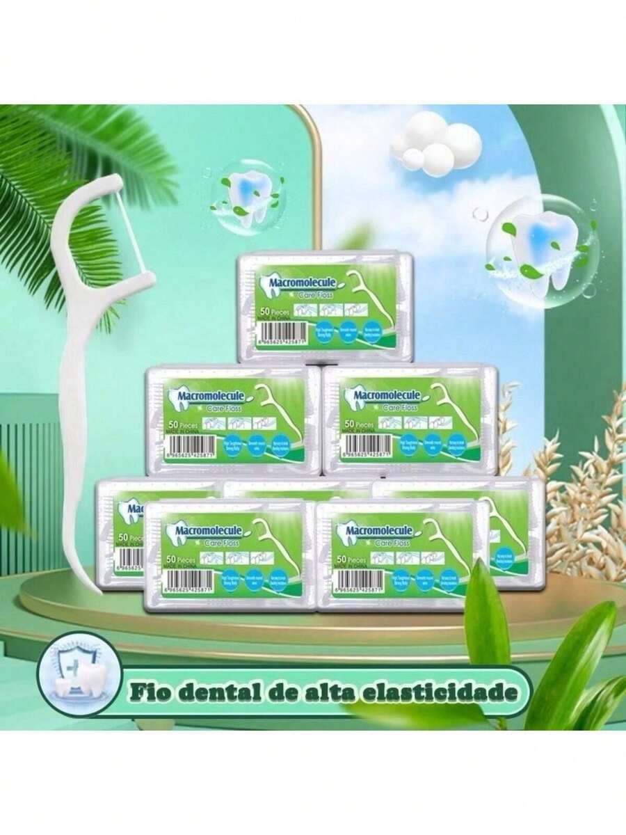 50pçs /100pcs/150pcs Fio Dental Adulto Infantil Em Forma De Arco Ultra ...