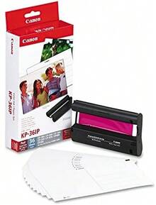 Canon KP-36IP - Cartucho de Tinta para impresoras (4 x 6'', Pintar por ...