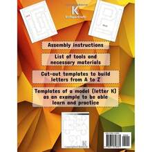 3D PAPERCRAFT ALPHABET WHITE BIG LETTERS: 3D Origami Templates To Cut ...