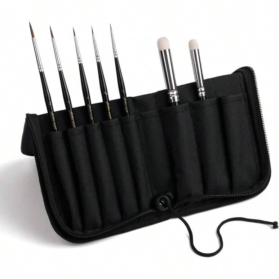 Kolinsky Sable Miniature Paint Brushes 7pcs Detail Paint Brushes ...