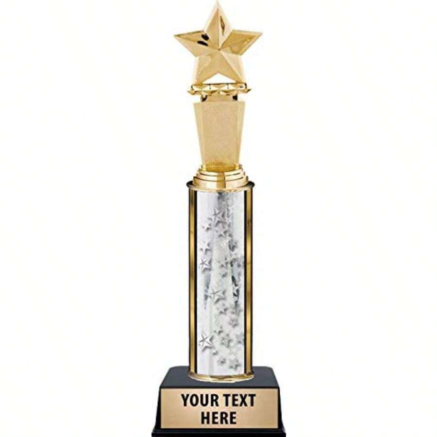 Crown Awards Megastar Gold Star Trophies Personalized Gold Star Trophy ...