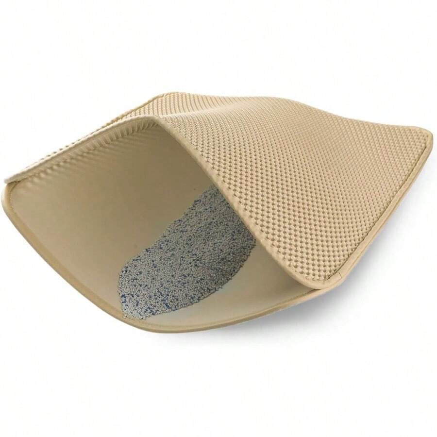 Cat Litter Mat Kitty Litter Trapping Mat Large Size Honeycomb Double ...