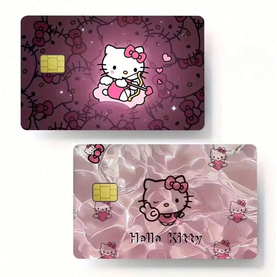 2pcs Saorio Hello Kitty Credit Card Stickers, Suitable For Hello Kitty ...