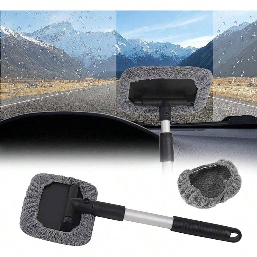 Car Windshield Cleaning, Microfiber Window Cleaner With Washable And ...