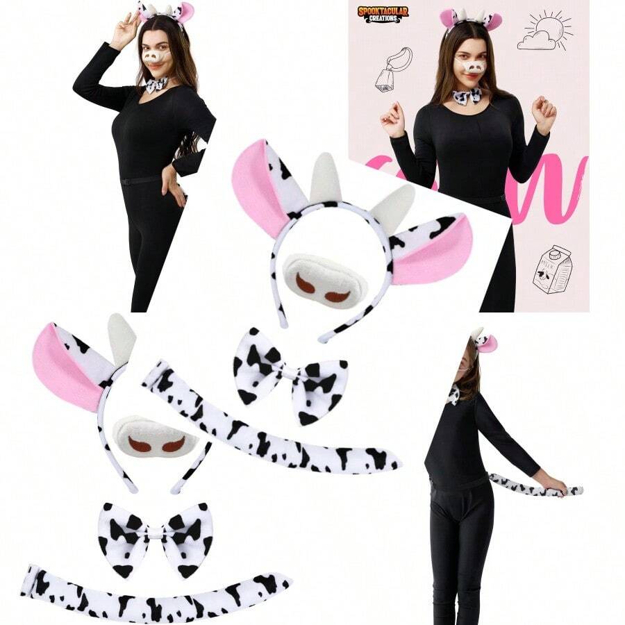 Spooktacular Creations Halloween Gray Mouse Donkey Cow Costume Set ...