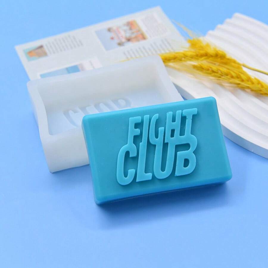 1pc Fight Club Letter Silicone Mold Suitable For Soap Making for Sale ...