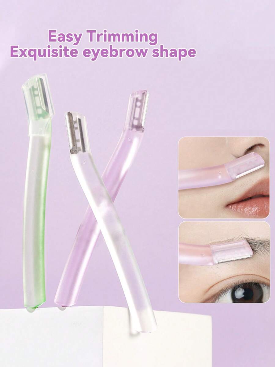 3/1-Piece Portable Eyebrow Trimmer, Advanced Transparent Eyebrow ...