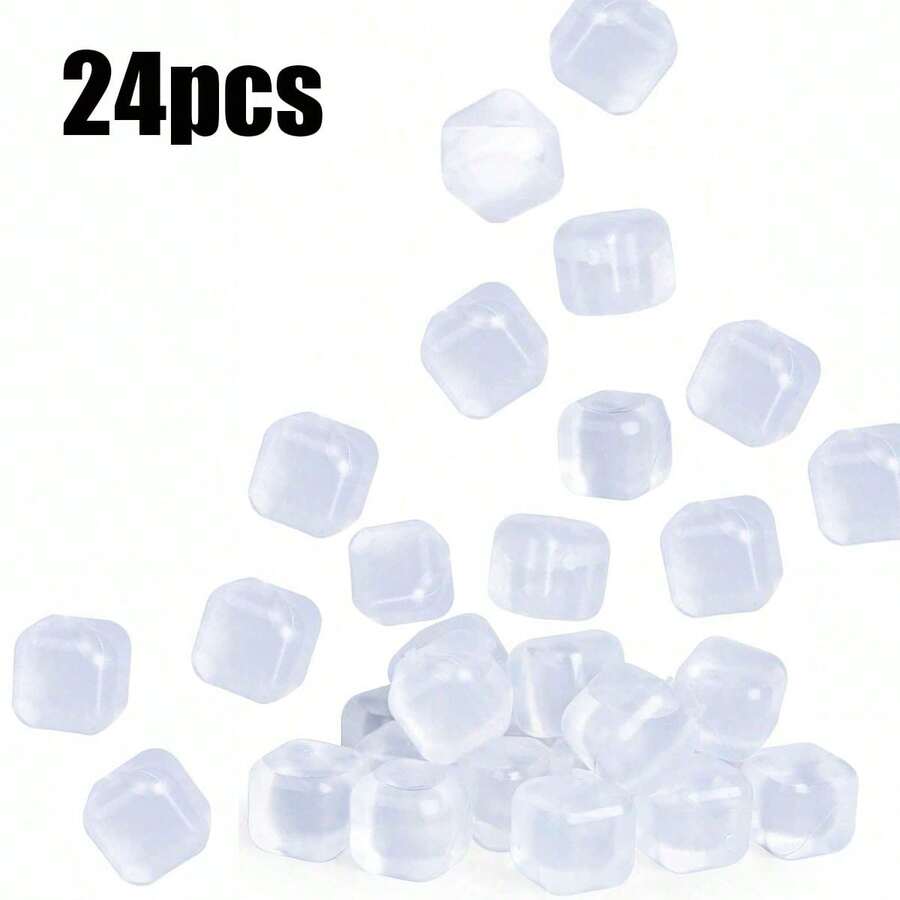24 Pcs (Holiday Discount) Bar, Party Essential Reusable Plastic Ice ...