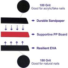 Nail Files 12 Pack Emery Board Nail File Acrylic Nails And Natural ...