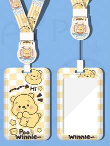 [Disney Licensed]1pc Cartoon Student Campus Card Holder Retractable ...