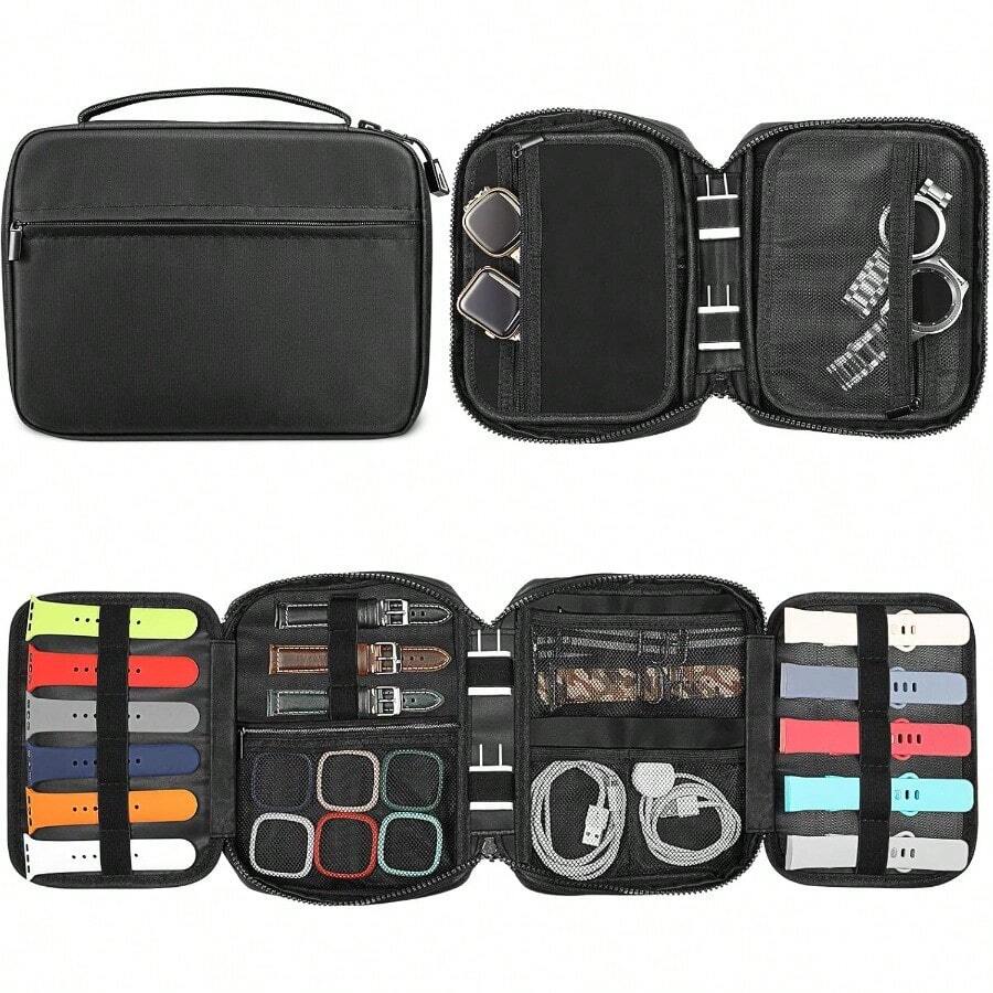 Fintie Watch Bands Storage Bag Watch Band Organizer Travel Watch Straps ...