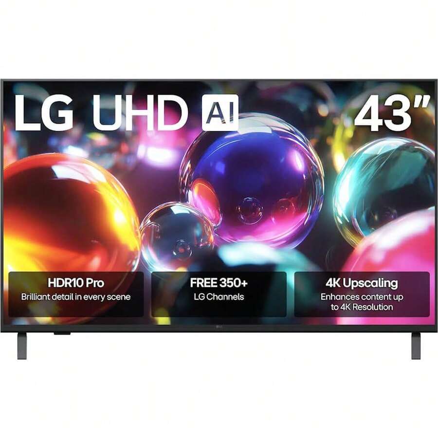 LG 43UA7000P 43 Inch Class UA7000 Series LED AI 4K UHD Smart WebOS TV ...