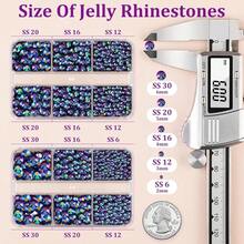 Resin Jelly Rhinestones For Crafting With B7000 Jewelry Glue, 2 Boxes ...