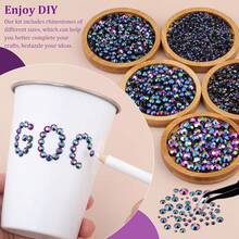 Resin Jelly Rhinestones For Crafting With B7000 Jewelry Glue, 2 Boxes ...