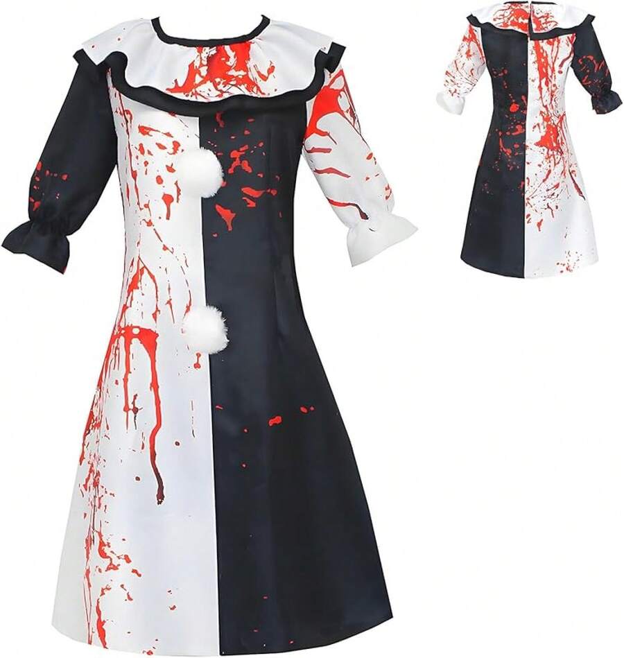 Adult TerrifiersCostume Jumpsuit Outfit Scary Art The Killer Cosplay ...