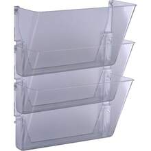 Officemate Wall Files Letter A4 Size Clear 3 Pack 21424 for Sale ...