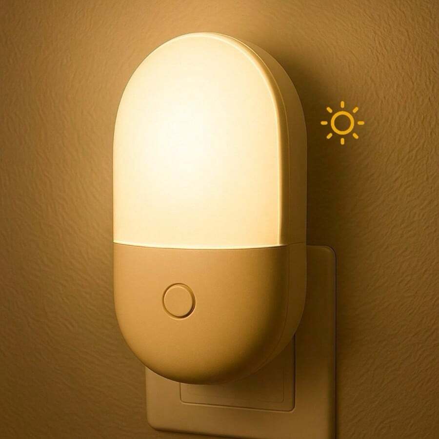 Mini Socket Lamp Led Light Warm White Cold White Bedroom Living Room ...