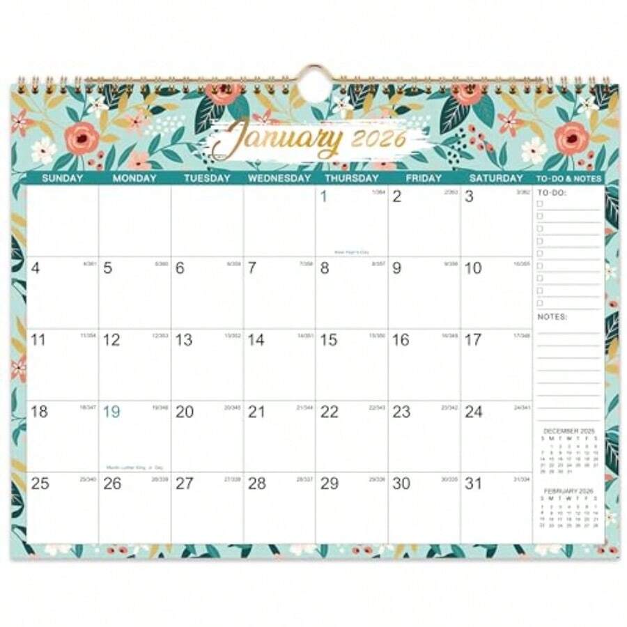 2026 Calendar 2026 Wall Calendar 12 Month 14.6" X 11.5" Calendar 2026 ...