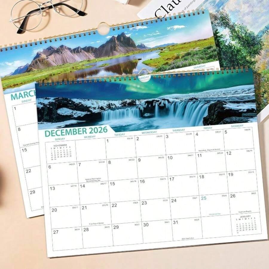 2026 Calendar - 18 Months Wall Calendar 2026 - 2027, January 2026 ...