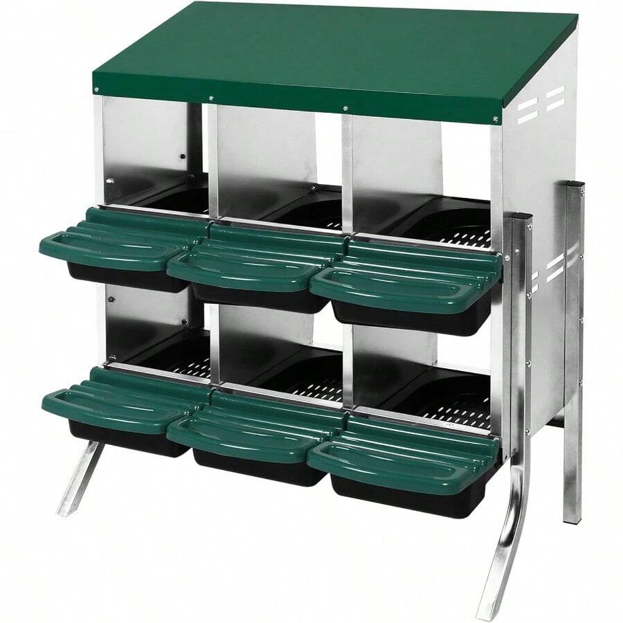 PaWz Chicken Nesting Box Roll Away Hen Laying Boxes House Chicken Hen ...