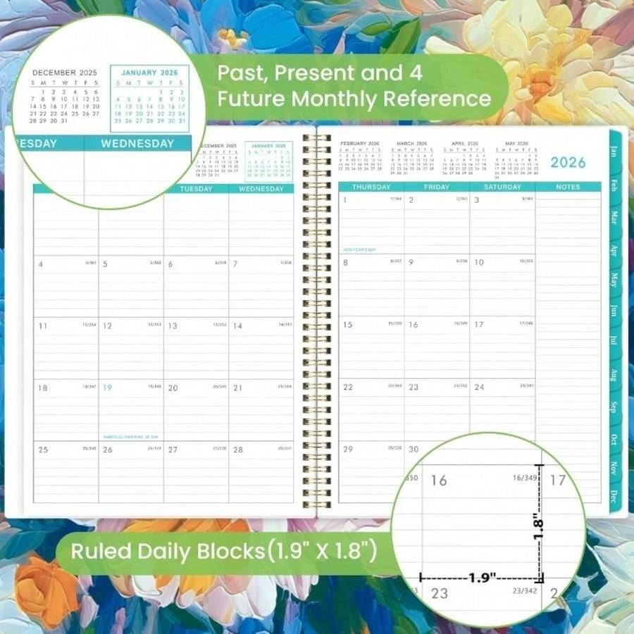 2026 Monthly Planner - 2026 Planner, Jan. 2026 - Dec. 2026, Monthly ...