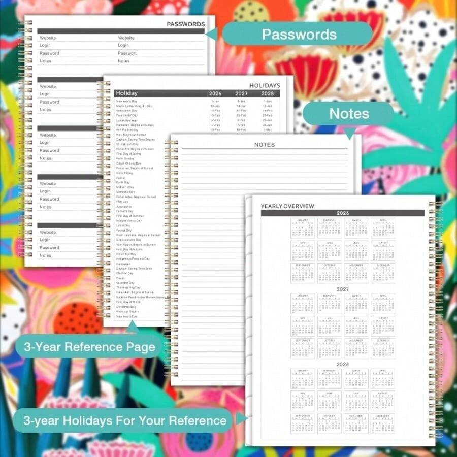 2026 - 2027 Monthly Planner - Planner 2026 - 2027, Jan. 2026 - Dec ...
