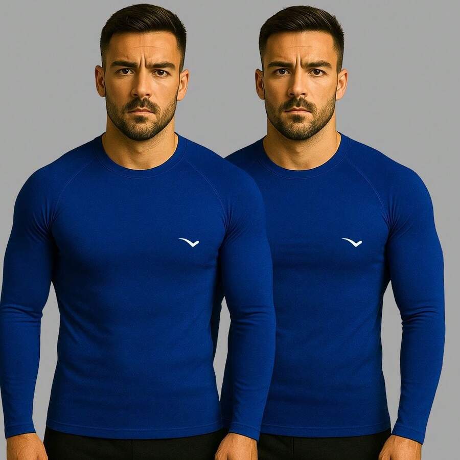 Kit 2 Men's Thermal Tops UV 50+ Sun Protection | Mode de Mujer | SHEIN ...