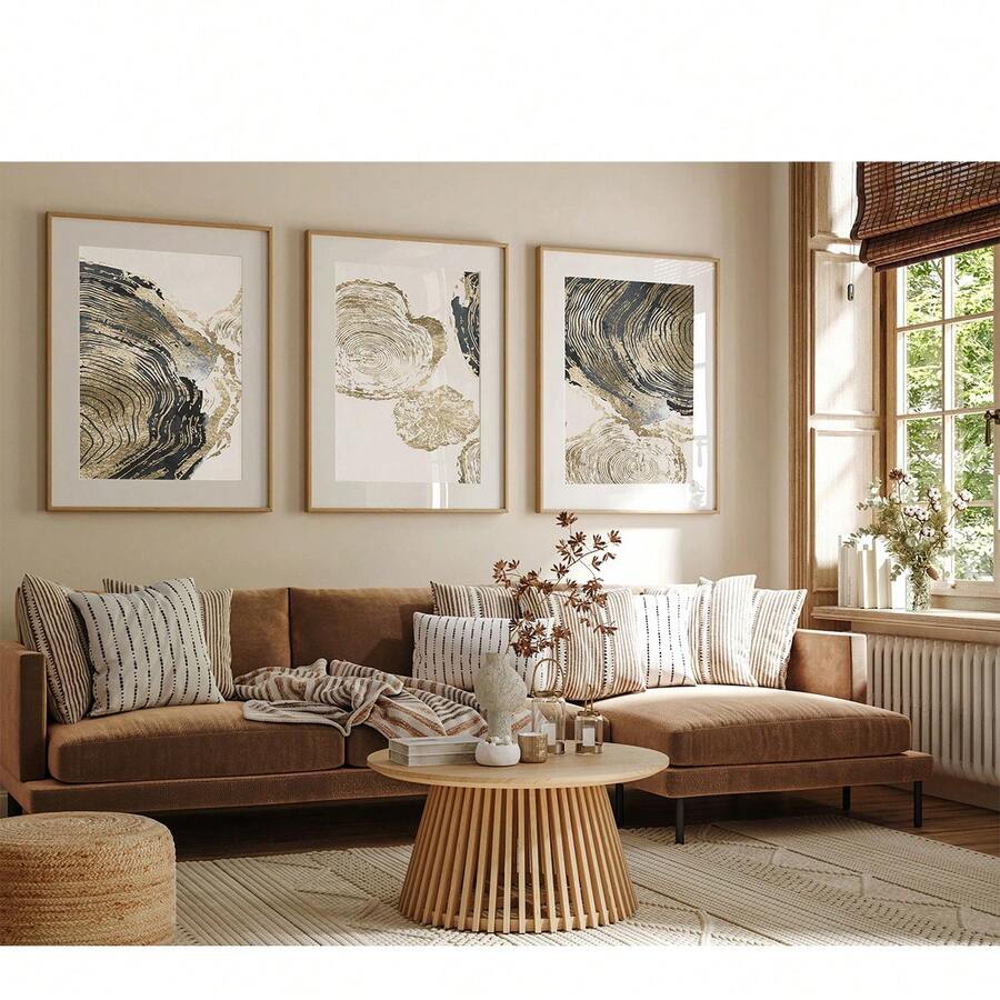 3pcs Unframed Canvas Wall Prints For Living Room, Bedroom, 2D Graphic ...