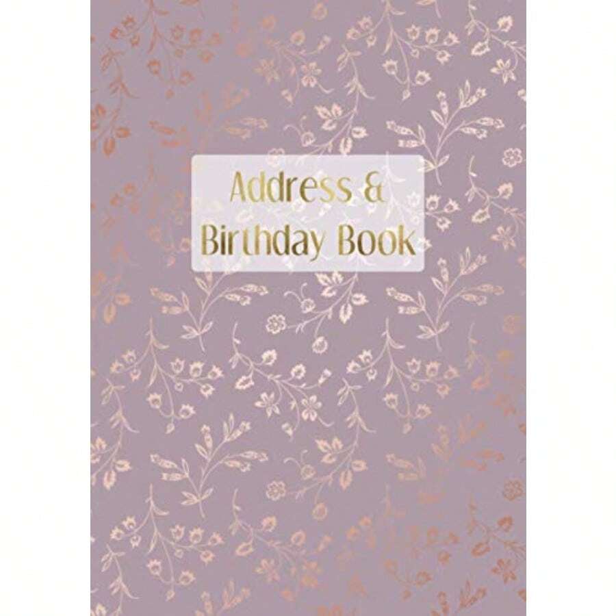 Address And Birthday Book: A4 Large Print Address Books With Alphabet ...