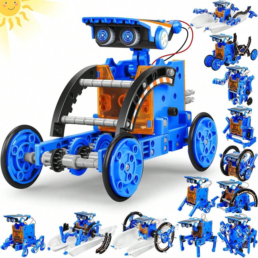 STEM 13-In-1 Education Solar Power Robots Toys For Boys Age 8-12 ...