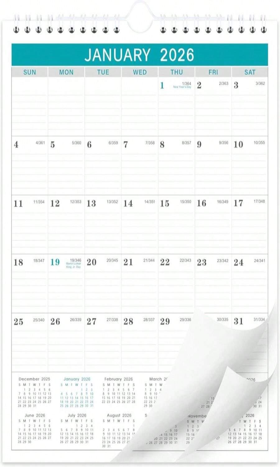 Calendar 2026, 12 Months From January 2026 To December 2026,115" X 146 ...