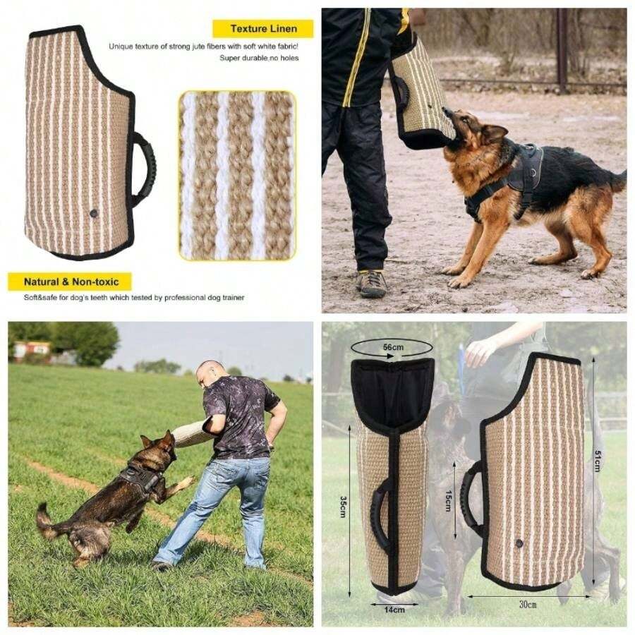 Dog Bite Sleeve Training, Bite Sleeve, Soft Jute Cover Bite Sleeves ...