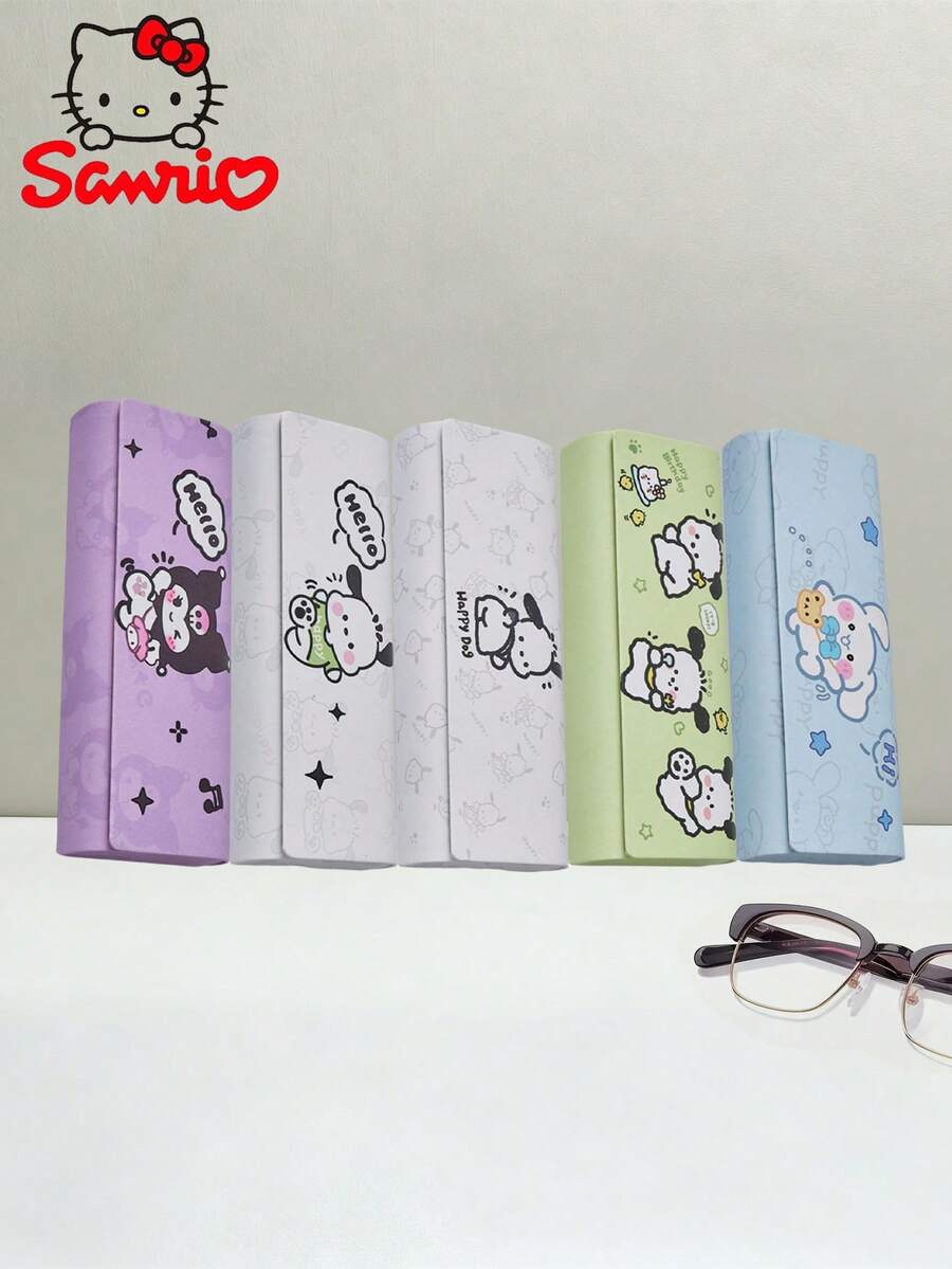 Sanrio [Sanrio Cartoon Eyewear Case] Sanrio Kuromi Cinnamoroll Pochacco ...