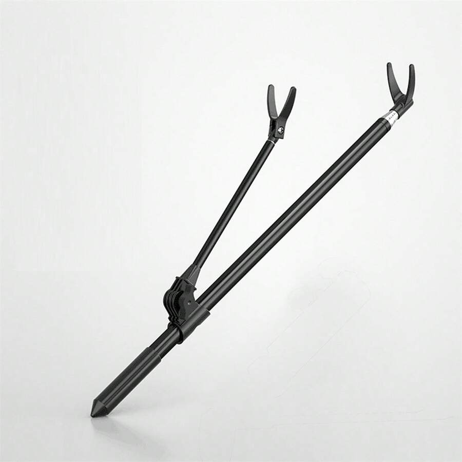 Iron Adjustable Fishing Rod Holder Telescopic Fish Pole Ground Bracket ...