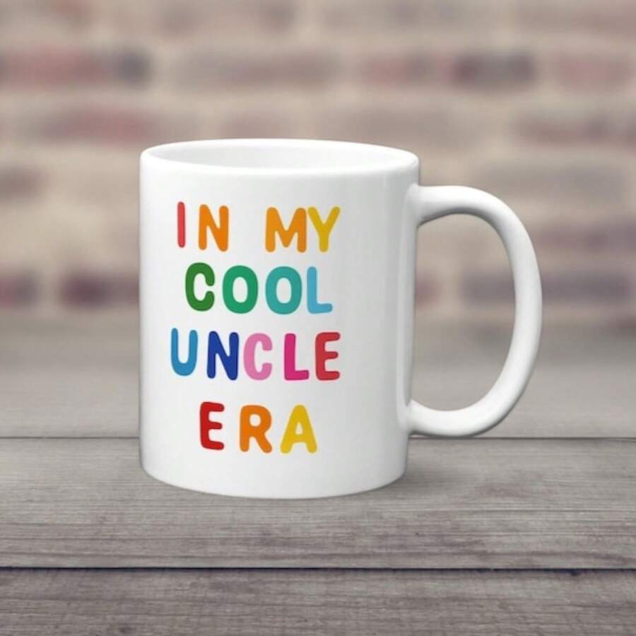 In My Cool Uncle Era Mug, Uncle Mug, Uncle Gift, Gift For Uncle, Uncle ...