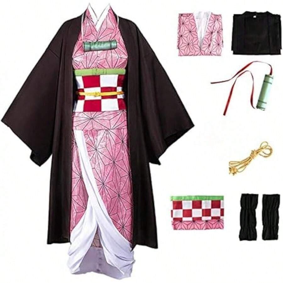 Disfraces de Halloween: Disfraces de cosplay de Kamado Tanjiro, Nezuko ...